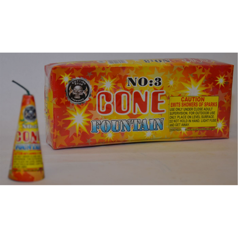 No. 3 Cone Fountain – Buy Fireworks in Fort Pierce @ Wholesale Prices