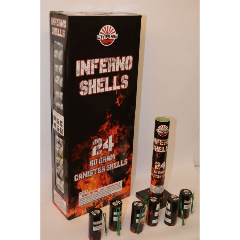 Inferno 24 Shells – Buy Fireworks in Fort Pierce @ Wholesale Prices