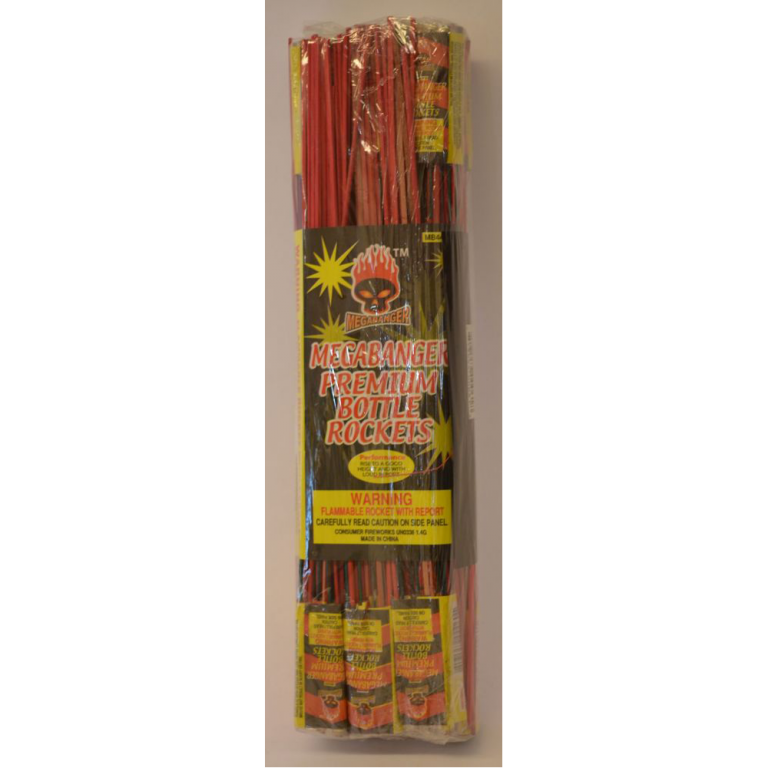 Megabanger Premium Bottle Rockets – Buy Fireworks in Fort Pierce ...